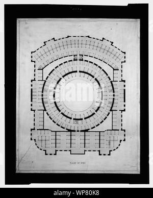 The plan of the top story of the Library of Congress in Washington, D.C ...
