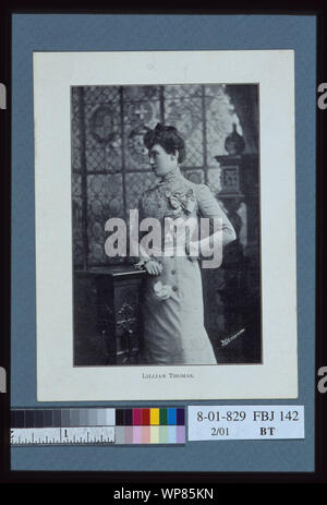 Lillian Thomas, artist, three-quarter length portrait Stock Photo - Alamy