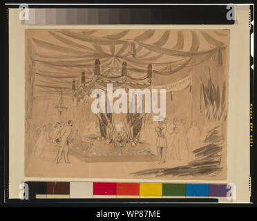 Lincoln's coffin in the City Hall, Chicago Stock Photo - Alamy