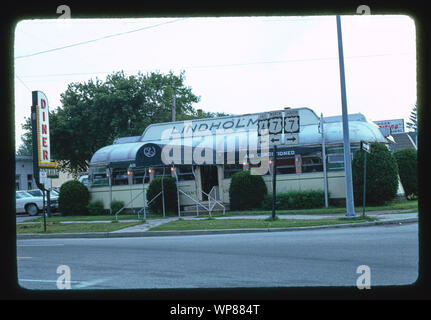 Lindholm Diner - Route 7 - Rutland - Vermont 1976 Stock Photo - Alamy