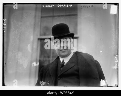 A portrait of Lindley M. Garrison, an American lawyer and politician ...