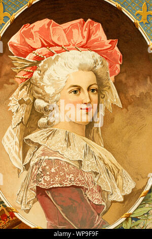Marie Antoinette (1755-1793). Wife of Louis XVI and Queen of France ...