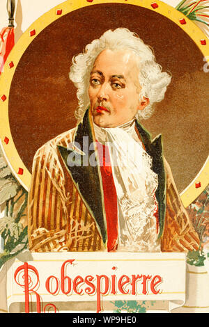 Maximilien Robespierre (1758-1794) Jacobin leader during French ...