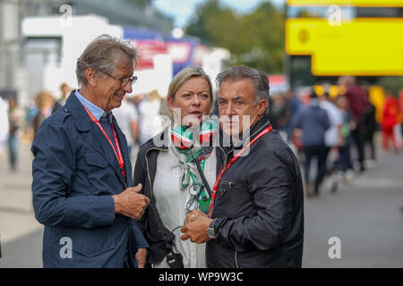 Monza, Italy. 8th Sept 2019. CATERINA MASETTI ZANNINI (ITA) FIDANZATA ...
