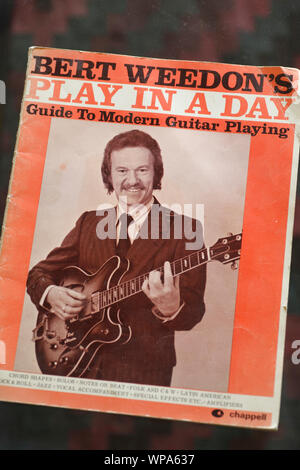 Cover of Bert Weedon's classic "Play in a Day" guitar tuition book ...