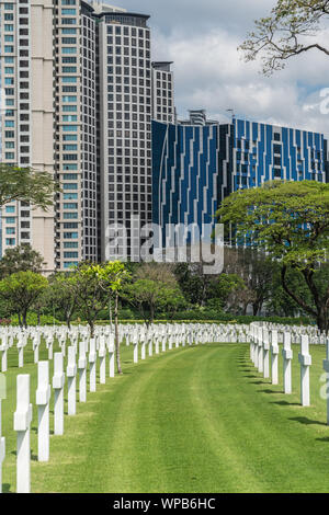 Crosses over tombstones Stock Photo - Alamy