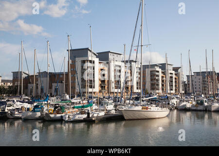 Portishead Marina Somerset Stock Photo - Alamy