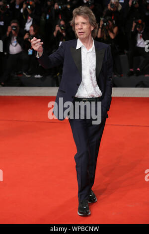 Mick Jagger walks the red carpet ahead of the "The Burnt Orange Heresy ...