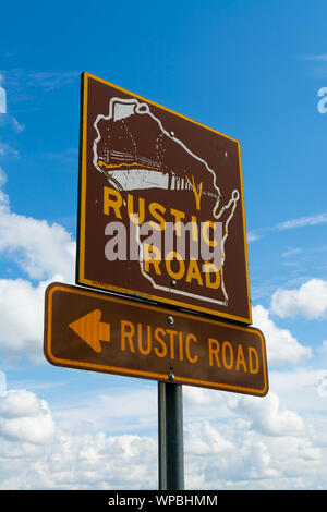 Rustic Road street sign. Wisconsin, USA Stock Photo - Alamy