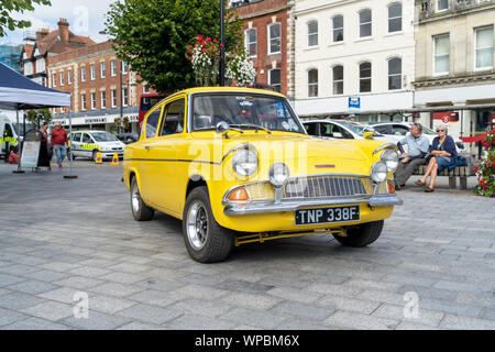 Classic vintage Ford Anglia 105E van Stock Photo - Alamy