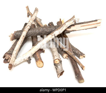 Pile of firewood sticks on white cutout Stock Photo: 22584868 - Alamy