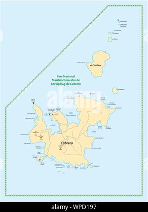 Spain, Balearic Islands,Lighthouse , travel landmark vector ...