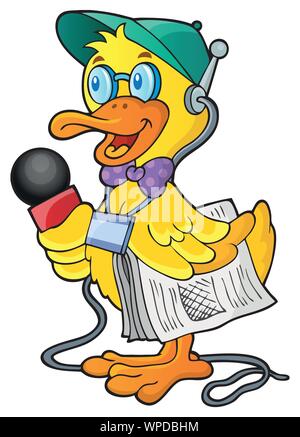 Vector illustration. eps10. Newspaper drawing with text bubbles Stock ...