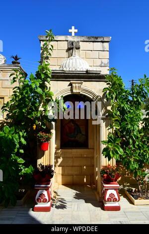 Monastery, yard, Zakynthos, island, Greece, (Panagia Eleythterotria ...