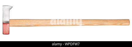 Red ax isolated on black background Stock Photo - Alamy