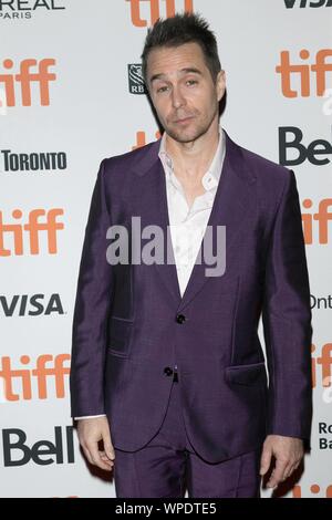 Sam Rockwell attends the premiere of 'Jojo Rabbit' during the 44th ...