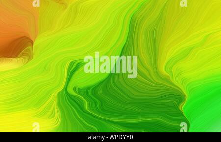 curved lines with moderate green, forest green and dark green colors ...