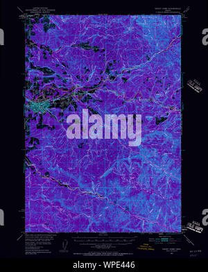 USGS Topo Map Oregon Sweet Home 20110908 TM Restoration Stock Photo - Alamy