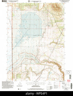 USGS Topo Map Oregon Sycan Marsh East 281731 2004 24000 Inverted ...