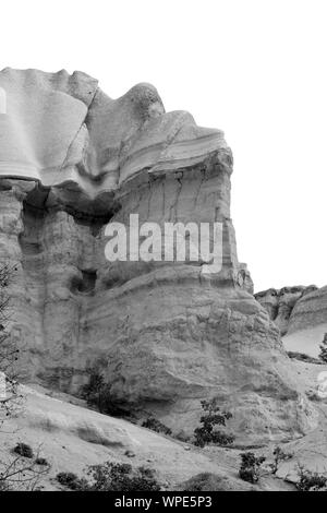 Rock formation that looks like a human face looking upwards Stock Photo ...