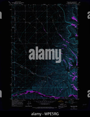 USGS Topo Map Oregon Table Rock 281737 1966 24000 Inverted Restoration ...