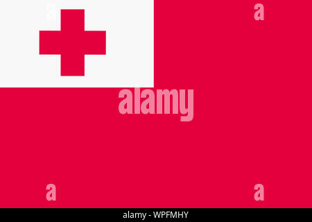 A Tonga flag background illustration red white quarter Stock Photo - Alamy