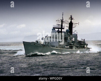 T42 Destroyer HMS Exeter Stock Photo - Alamy