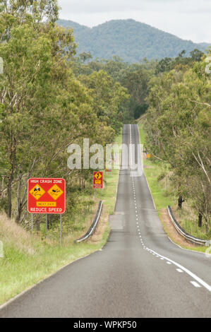 High Accident Zone road sign Stock Photo - Alamy