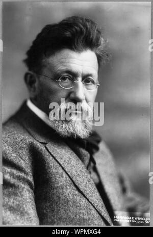 Louis Freeland Post, 1849-1928, head and shoulders, facing right Stock ...