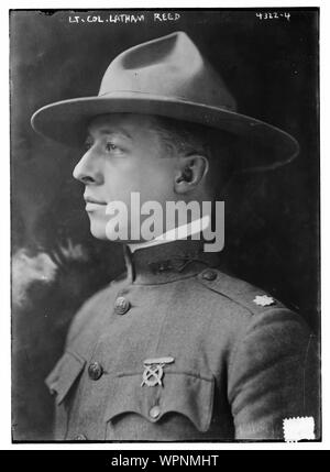 A portrait of Lt. Col. Latham Reed, a distinguished military officer ...