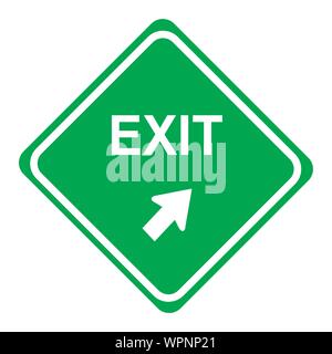Emergency exit only sign. Fire safety signs and symbols Stock Vector ...