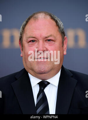 Mark Addy attending the world premiere of Downton Abbey, held at the ...