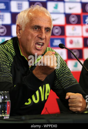 Kosovo Manager Bernard Challandes during the UEFA Euro 2020 Qualifying ...