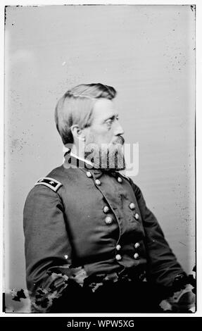 Portrait of Major General Jefferson C. Davis, a Union officer during ...