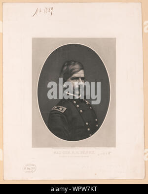 A portrait of General Nathaniel Banks, a Union general during the Civil ...