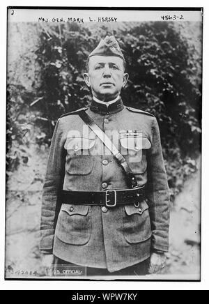 Portrait of Major General Mark I. Hersey, taken during World War One ...