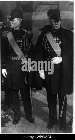 Maj. Gen. Tasker H. Bliss and Major Gen. Hugh L. Scott standing, full ...
