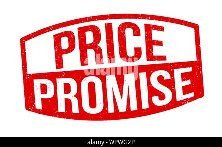 Price promise sign or stamp on white background, vector illustration ...