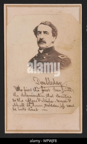 Major General Abner Doubleday of 17th Regular Army Infantry Regiment ...