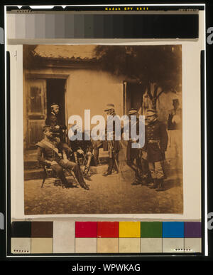 Major General Estcourt, Adj.-Gen. Major De Morel, Captain Th Stock ...