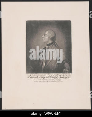 Portrait of Major General James Wolfe, commander of British forces ...