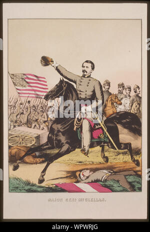 Major General George B. McClellan in uniform / Cartes de visite by ...