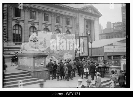 Map showing Czechoslovakia's location in Central Europe, 13 Sept 1918 ...