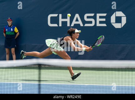 Oksana Selekhmeteva in action against Giorgia Pedone during the 36th ...