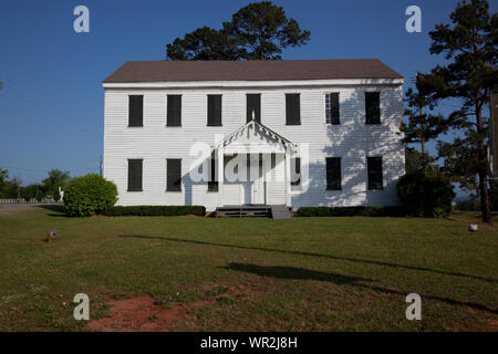 Alabama Perdue Hill Masonic Lodge No. 3 built 1824 entrance,front ...