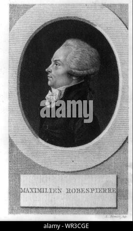 Portrait of the Maximilian Robespierre Stock Photo - Alamy