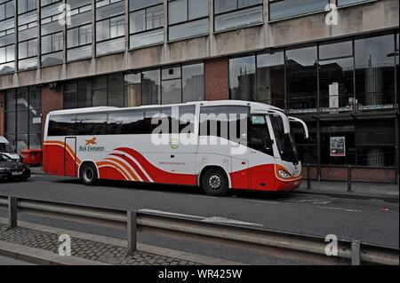 bus eireann expressway bus outside Busaras central bus station Dublin ...