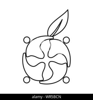 farm leaf people Commitment Teamwork Together Outline Logo Stock Vector Image & Art - Alamy