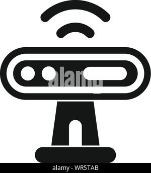 Icon of photo camera sensor. Thin line design. Vector illustration ...