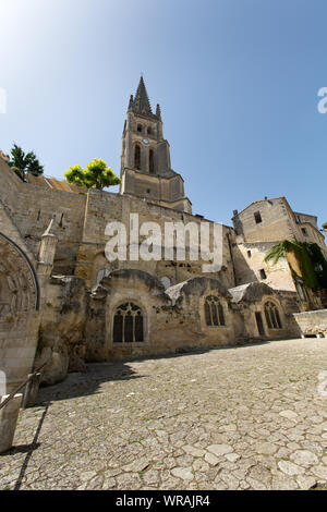 Monolithic Church of Saint-Emilion. The monolithic church is an ...